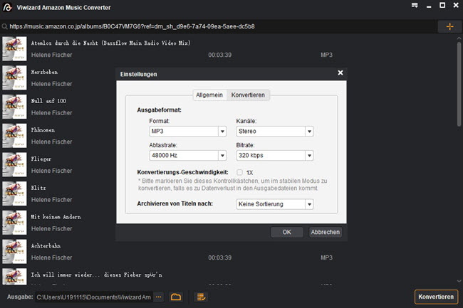 ViWizard Amazon Music MP3 Converter & Downloader [Offiziell]